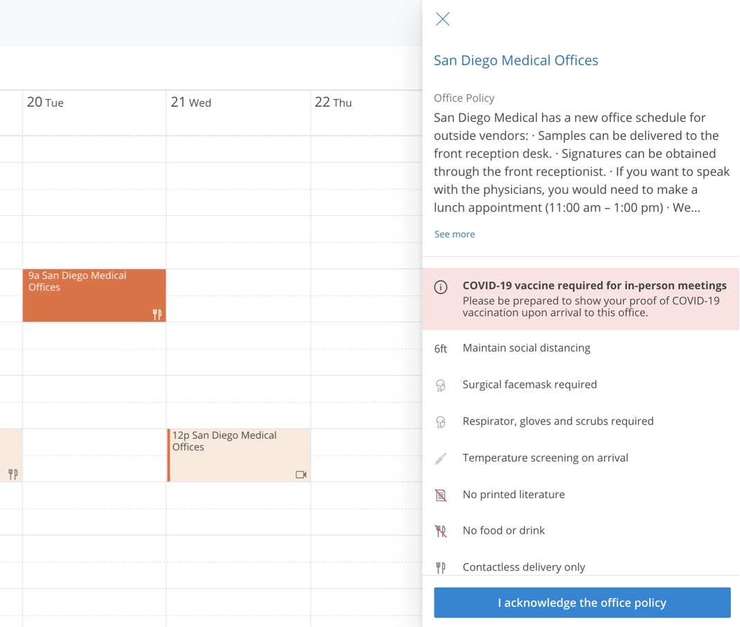 Safely welcome life science representatives back into your office ...